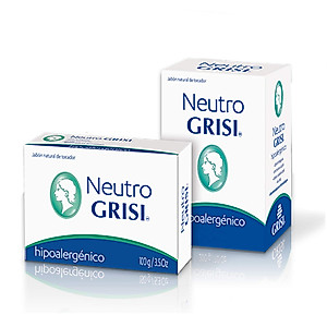 6pk - Neutral Soap - Hypoallergenic - Jabon Neutro - Grisi