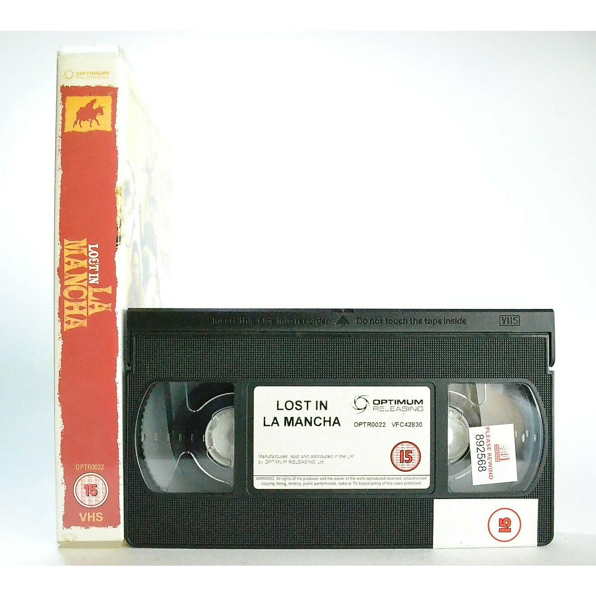 Lost In La Mancha: Narrated By Jeff Bridges - Documentary - Johnny Depp - VHS