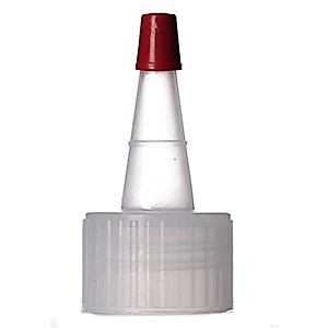 SanDaveVA Brand 4oz Plastic Squeeze Bottles Yorker Caps 12/pk Food Grade Highly Squeezable for Cake Decorating, Condiments, Paint, Crafts, Tattoo Ink, Dye or Glue Long Replacement Caps Included