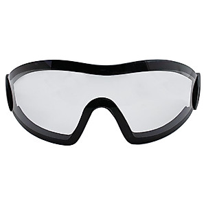 Global Vision 3 Motorcycle Goggles Clear Smoke Yellow Anti-Fog Lenses Flare Skydive Goggles