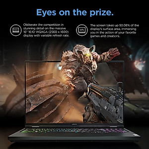 Lenovo Legion Pro 5i Gen 8 Gaming Laptop, 16" WQXGA 165Hz Display, Intel Core i7-13700HX, NVIDIA RTX 4070, 32GB DDR5 RAM, 1TB SSD, Webcam, RGB Backlit Keyboard, Wi-Fi 6, Windows 11 Home