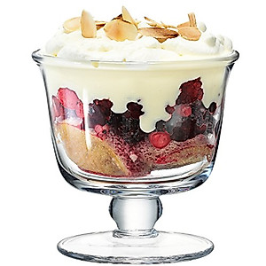 LSA International Serve Tall Dish (4 Pack), 4.5", Clear