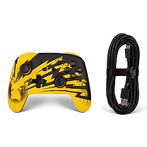 PowerA Pokemon Enhanced Wired Controller for Nintendo Switch - Pikachu Lightning - Nintendo Switch