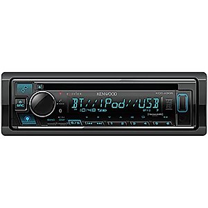 Kenwood KDC-X305 eXcelon CD Car Stereo Receiver w/Bluetooth Hands Free Calling, AM/FM Radio, USB, Amazon Alexa Built Ready, Variable Color Illumination