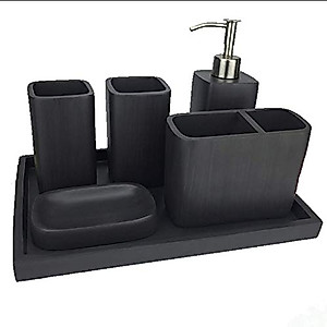 TFIIEXFL Toothbrush Holder Soap Dispenser Soap Holder Home Products Bathroom Accessories Set (Color : C)