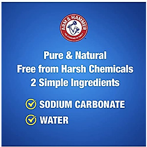 Arm & Hammer Natural Detergent Booster and freshener Super Washing Soda Detergent Booster & Household Cleaner, 55 oz
