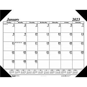 House of Doolittle 2023 Monthly Desk Pad Calendar, Economy, 22 x 17 Inches, January - December (HOD12402-23)