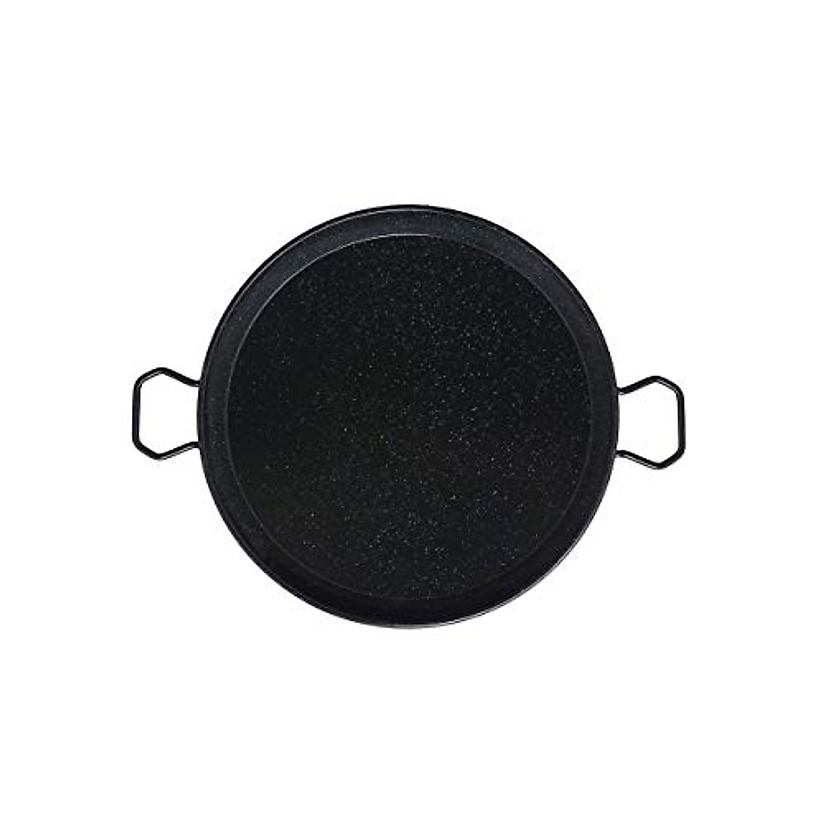 Mabel Home Paella Pan + Paella Burner and Stand Set on Wheels + Complete Paella Kit for up to 14 Servings - 15.75 inch Gas Burner + 18 inch Enamaled Steel Paella Pan
