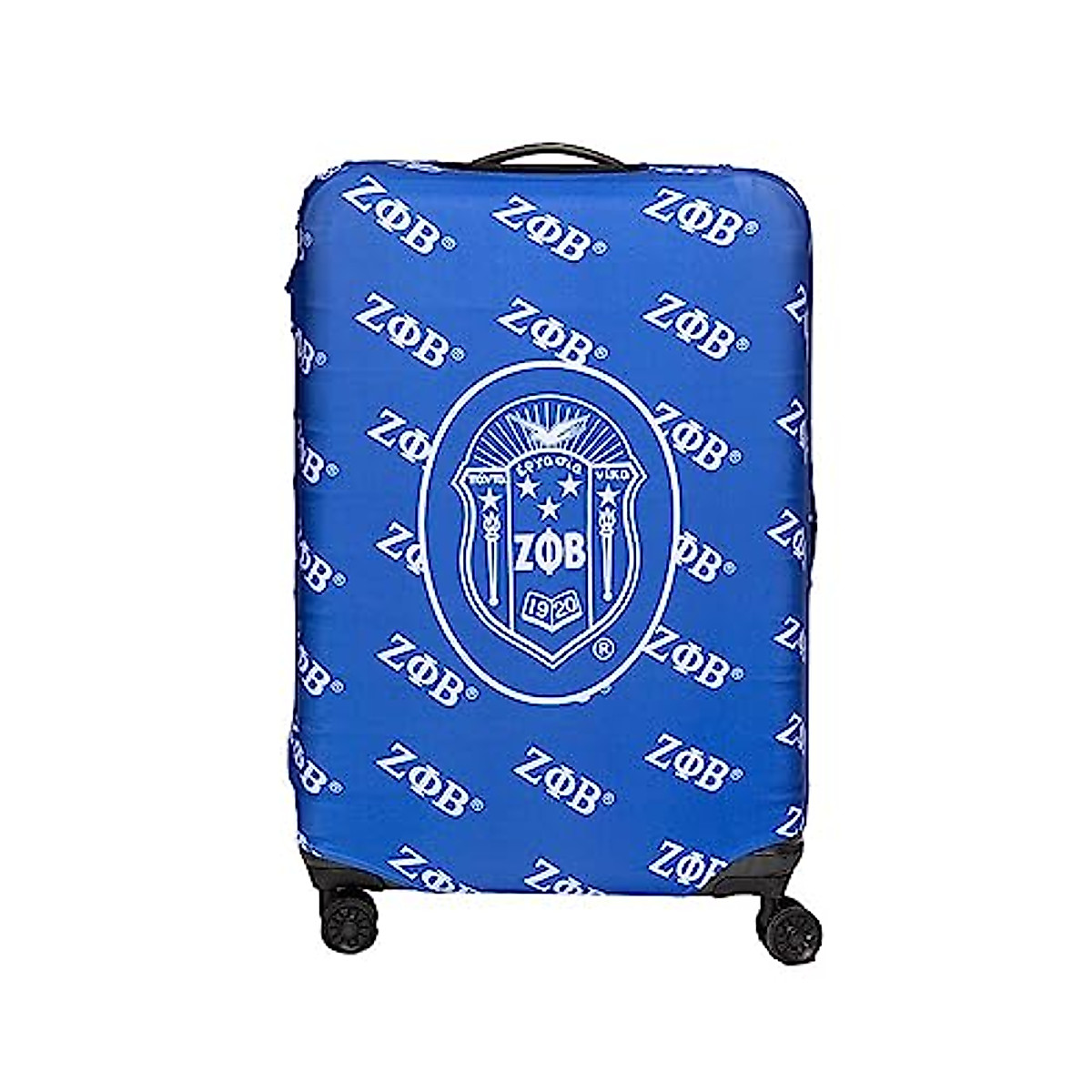 Zeta Phi Beta Sorority 3 Letters Large Luggage Cover