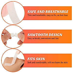 10 Rolls Eyelash Extension Tape Fabric Eyelash Tape Breathable Eyelash Grafting Tape False Eyelash Adhesive Non-woven Tape DIY Sticker for Eyelash Extension, 0.5 Inch, Pink, 10 Yards