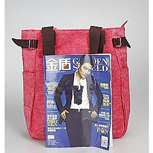 Canvas Tote Handbag for Women Cute Cat Embroidery Shoulder Purse Large Zipper Travel Work Shopping Grocery Bags