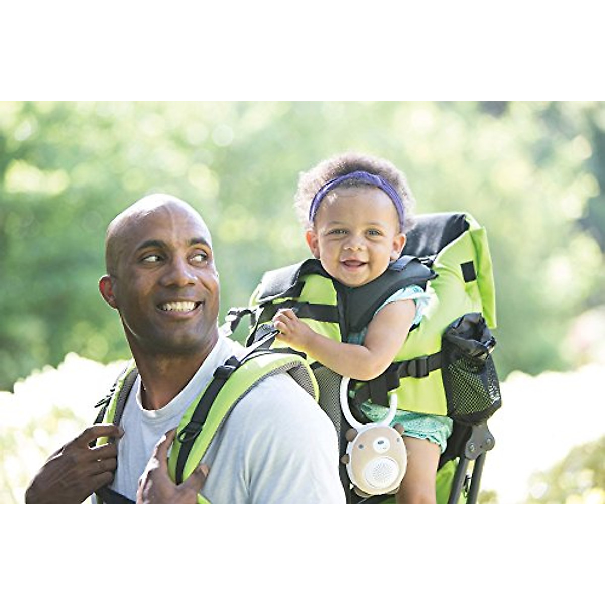 WavHello SoundBub, White Noise Machine and Bluetooth Speaker | Portable and Rechargeable Baby Sleep Sound Soother – Benji The Bear, Brown