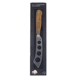 Mercer Culinary Renaissance Olive Wood Soft Cheese Knife, 5-Inch