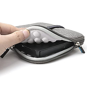 ROOFULL External CD DVD Drive USB 3.0 & USB-C with Carrying Case, Portable USB ROM +/-RW Optical Disk Drive Player Burner for Laptop Mac Computer MacBook Pro/Air, Windows 11/10/8/7 Desktop PC