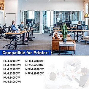 iamstech TN880 TN-880 Replacement for Brother Super High Yield Toner Cartridge HL-L6200DW L6200DWT L6400DW L6400DWT L6250DW L6300DW MFC-L6700DW L6800DW L6900DW L6750DW Printer 2 Pack Black