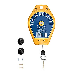 QWORK Spring Balancer, 3.3lbs - 6.6lbs Bearing Retractable Tool Fixture Holder for Assembly-line