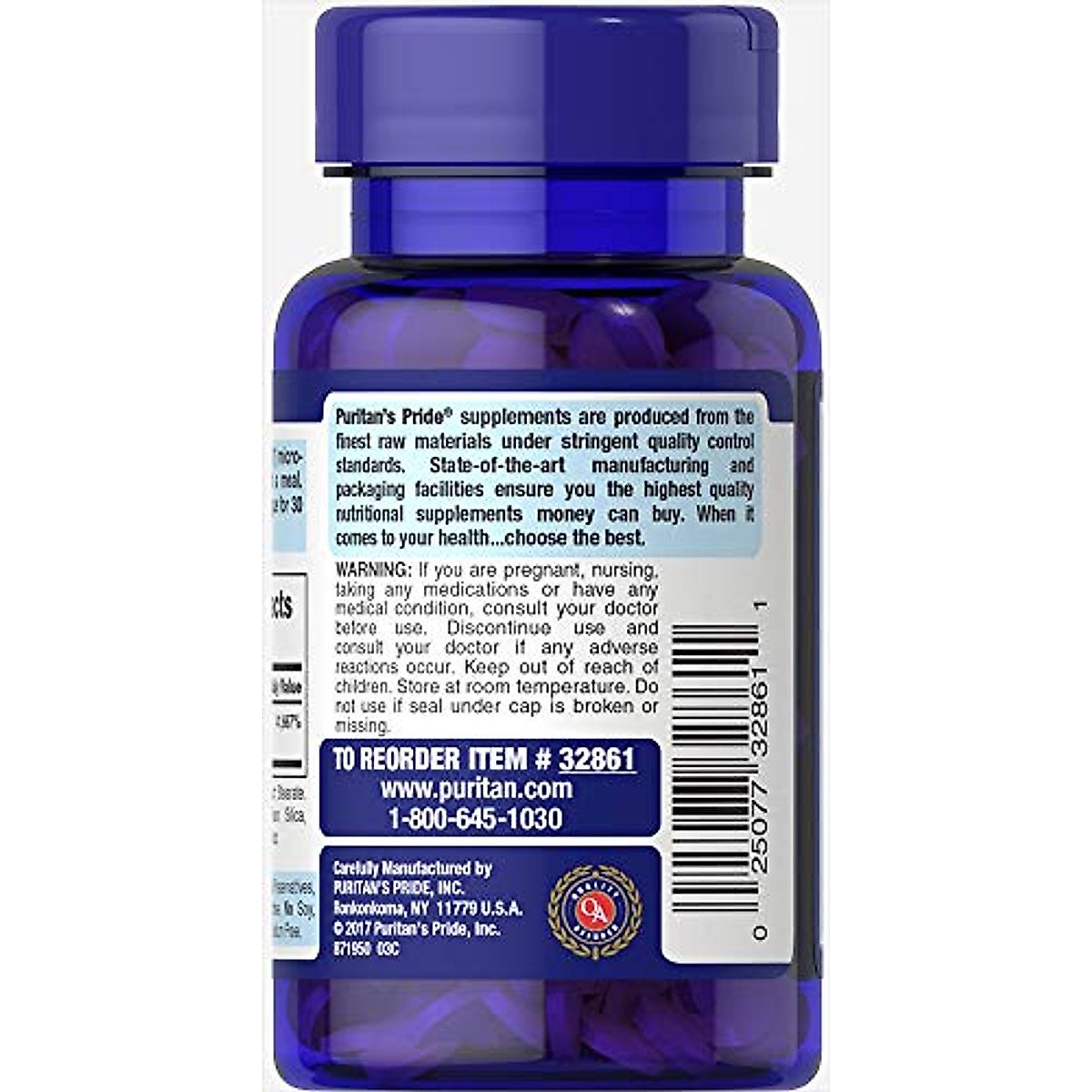 Puritan's Pride Methylcobalamin Vitamin B-12 1000 mcg