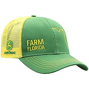 John Deere Farm State Pride Cap-Green and Yellow-Florida