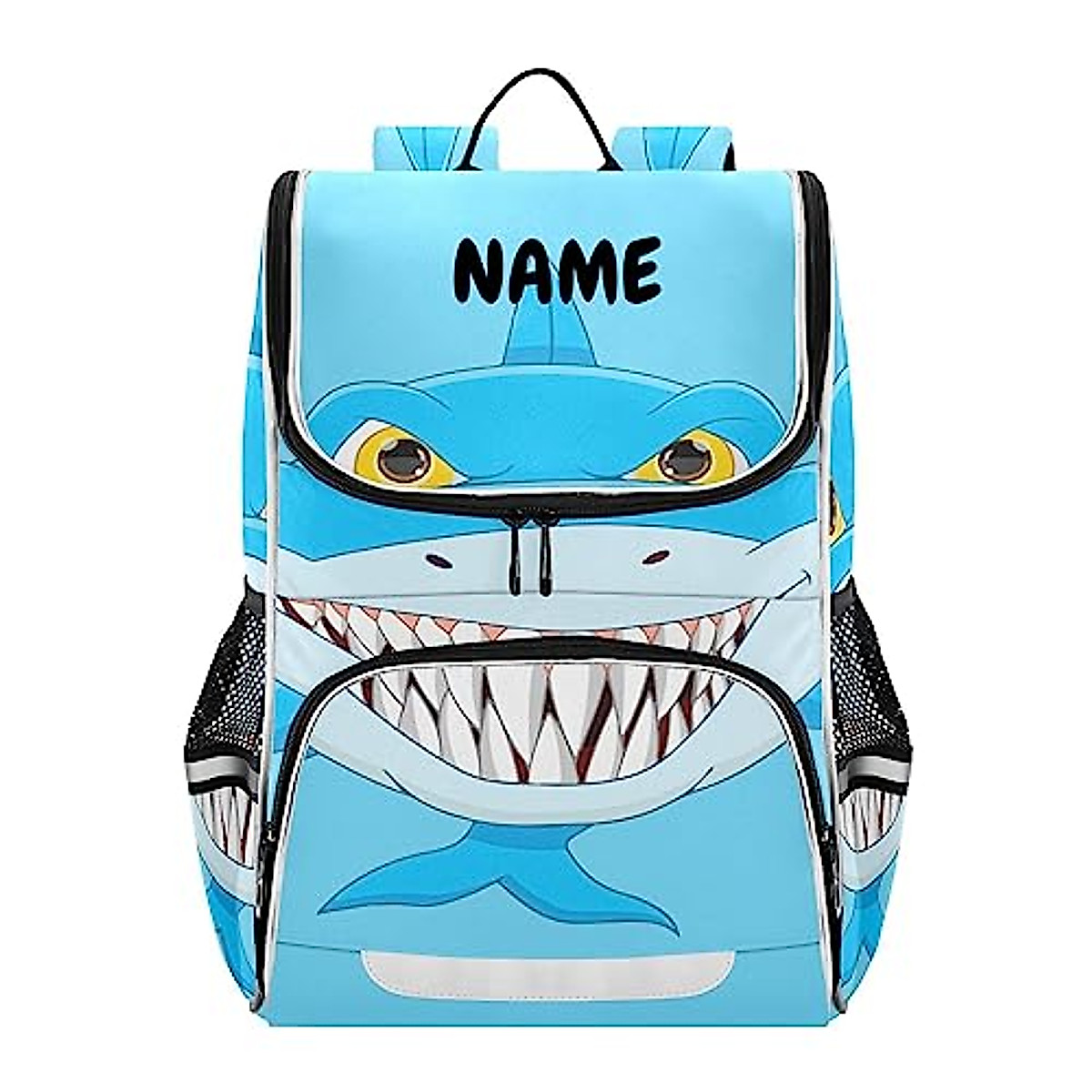 JKDY School Backpacks for Teens Boys Girls,for Elementary School Lightweight Travel Backpack with Adjustable Chest Strap (Cute shark) Suitable for ages 6-12 Student