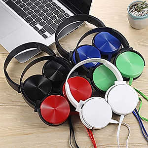 Classroom Headphones Bulk 10 Pack Multi Color, Wholesale Students Headsets Durable Earphones Comfy Swivel Class Set School, Library, Children, Kids for Online Learning and Travel