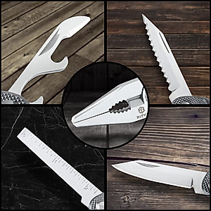 22-in-1 Multitool Pliers with Safety Locking Pocket Knife with Durable Nylon Sheath for Outdoor, Fishing, Camping, Ideal Gifts for Father, Husband, Boyfriend Stocking Stuffers Christmas Gifts for Men