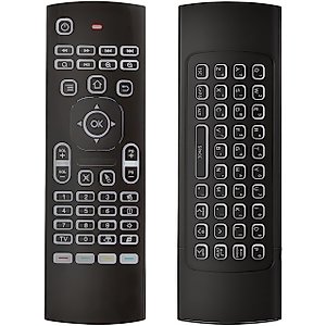 BIFANS MX3 Air Remote Mouse,2.4G Multifunctional Backlit Remote Control, Mini Wireless Keyboard & Infrared Remote Control Learning for Android TV Box,HTPC,IPTV,PC, MAC,PS3,Pad,Xbox