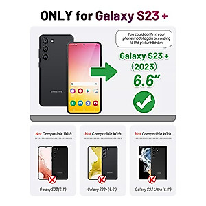 OCASE Compatible with Galaxy S23 Plus 5G Case Wallet, PU Leather Flip Folio Case with Card Holders RFID Blocking Kickstand [Shockproof TPU Inner Shell] Phone Case 6.6 Inch (2023) - Black