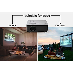 RCA RPJ-133 720p Smart Home Theater Projector Includes Roku Streaming Stick - (Renewed)