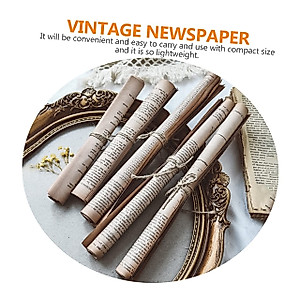 Homoyoyo Vintage Old Newspaper Scrapbooking Newspaper Adult Artistic Photography Newspaper Decoration for Home Decorative Newspaper Photo Newspaper Retro Newspapers Decorations Aldult Child