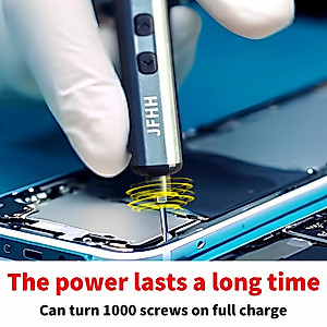 JFHH Electric Screwdriver Power Screwdriver 68 in 1 Electric Screwdriver Mini Electric Screwdriver Precision Screwdriver Cordless Repair Tool,Repair Tool Set for Phone Camera Laptop Wat