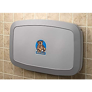 Koala Kare KB200-01 Horizontal Wall Mounted Baby Changing Station, Grey