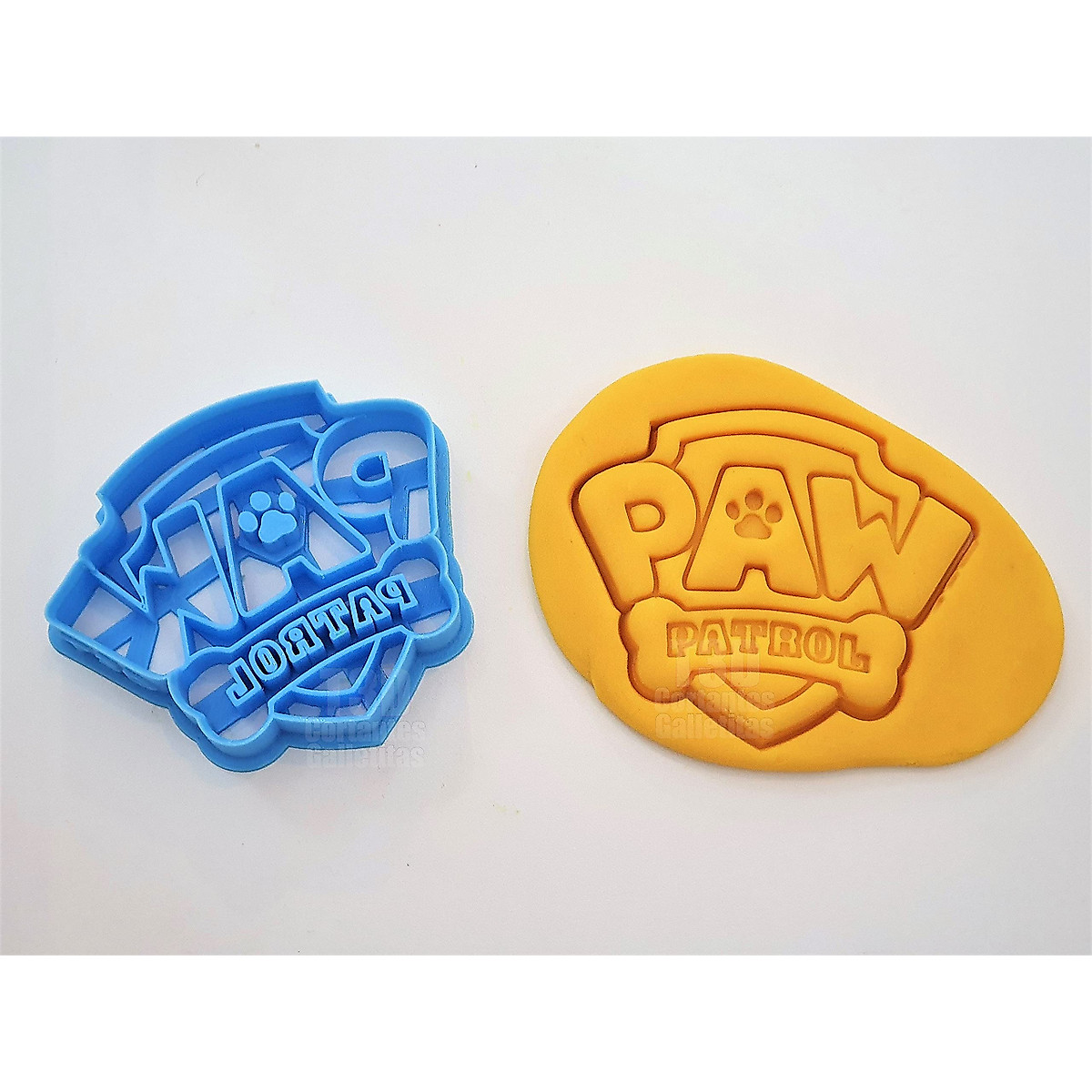 T3D Cookie Cutters Inspired By Paw Patrol Cookie Cutter, Suitable for Cakes Biscuit and Fondant Cookie Mold for Homemade Treats, 3.52 inch x 3.07 inch x 0.55 inch