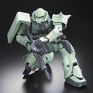RG Mobile Suit Gundam MS-06F Mass Production Zaku 1/144 Scale Color-Coded Plastic Model