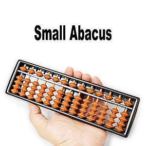 Digital Standard Abacus-20 cm-Professional 13-Column Soroban Calculator (Functional and Educational Tool)
