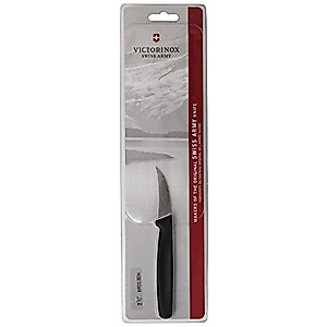 Victorinox Cutlery 2-1/2-Inch Bird's Beak Paring Knife, Black Polypropylene Handle