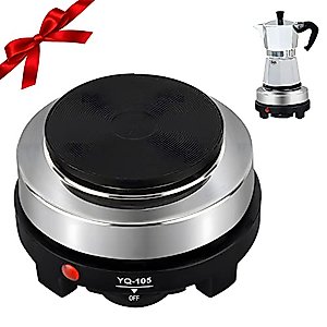 Artilife 500W Small Electric Hot Plate, Multi-Function Portable Stove Kitchen Cooktop Electric Heater for Home 110V