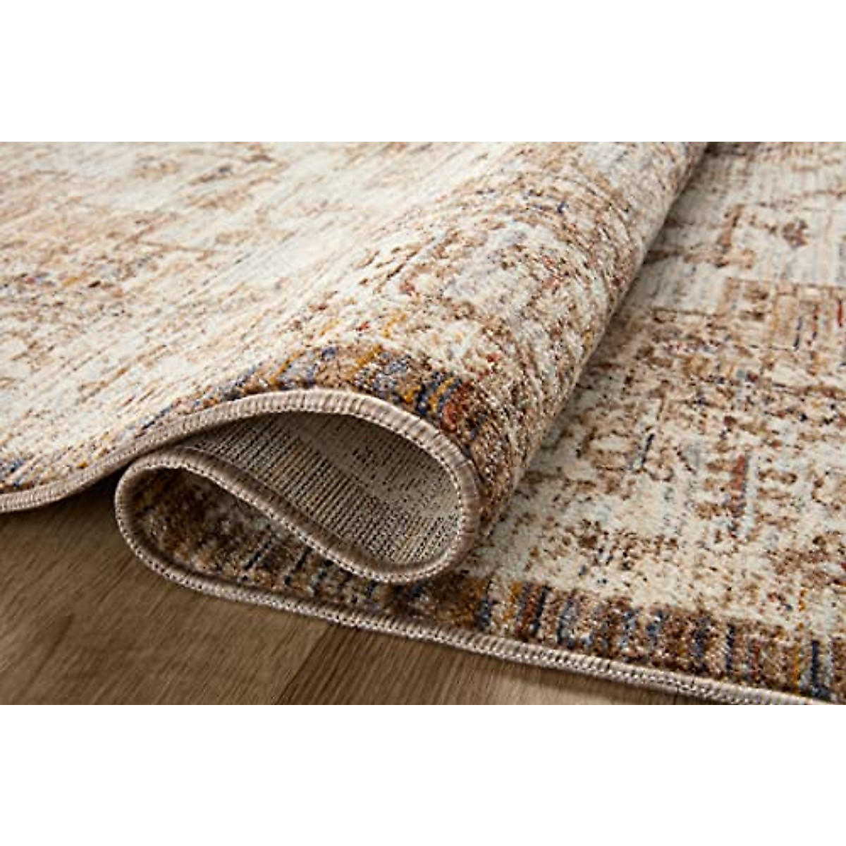 Loloi II Sorrento Collection SOR-03 Mocha/Multi 6'-7" x 9'-10" Area Rug
