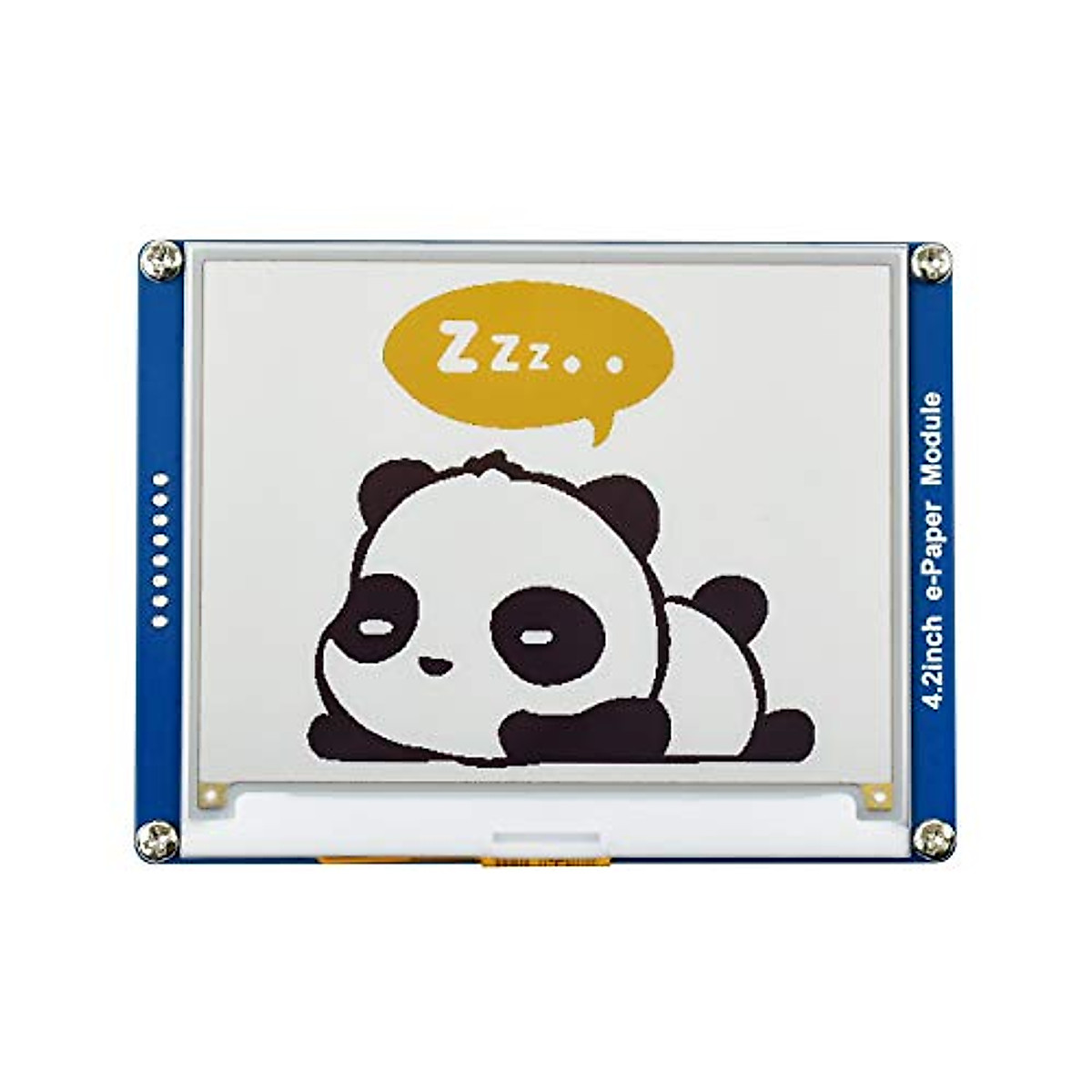 Waveshare 4.2inch E-Ink Display Module Compatible with Raspberry Pi 4B/3B+/3B/2B/B+/A+/Zero/Zero W/WH/Zero 2W Series Boards 400x300 Resolution Yellow/Black/White Three-Color SPI Interface
