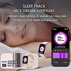 Ryscom Smart Watch for Woman Digital Social Networks Notifications Sports Luxury Casual Sports Call Bluetooth Calls Bluetooth goldesn Pink Notifications