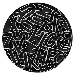 Fox Run Alphabet Cookie Cutters, 26 piece, Metallic