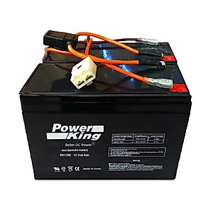 Fully Charged ready to go! Beiter DC Power Compatible with Razor Scooter Battery 12 Volt 9ah High Performance - Set of 2 Includes New Wiring Harness 28% Longer Run Time Than the Original Batteries