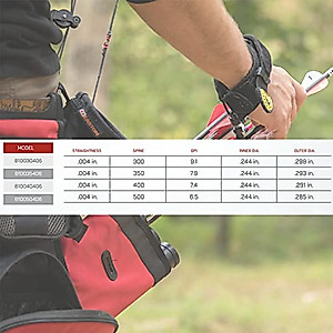 BLOODSPORT Punisher Precise Durable Carbon Fletched Hunting Arrow for Compound Bow - 31" Length, 244" Standard-Diameter, 004" Straightness, 6 Pack, 350 Spine,Black