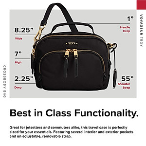 TUMI - Voyageur Troy Crossbody Bag - Over Shoulder Satchel for Women - Black