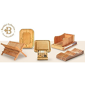 Bamboo Shower Bench Spa Stool - Wood 2-Tier Seat, Foot Rest Shaving Stool with Non-Slip Feet + Storage Shelf - Seat or Organizer for Bathroom, Living Room, Bedroom and Garden Décor