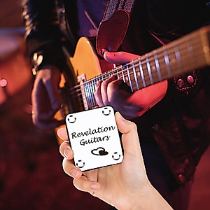 Custom Engraved Text/Name Guitar Neck Plate Personalized Plate Plain with Crews Chrome for ST Strat Tele Basses Replacement for Electric Guitar Accessories Gifts