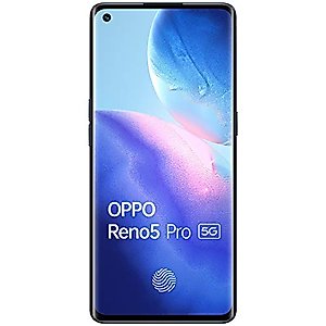 OPPO Reno5 Pro 5G Dual-SIM 128GB ROM + 8GB RAM (GSM only | No CDMA) Factory Unlocked 5G Smartphone (Starry Black) - International Version