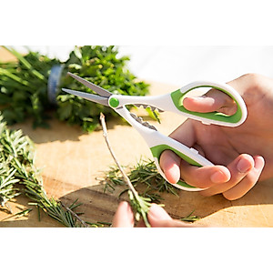 ZYLISS Herb Scissors - Trimming Weeds and Flower Buds 8.5 x 4.2 x 0.4 inches