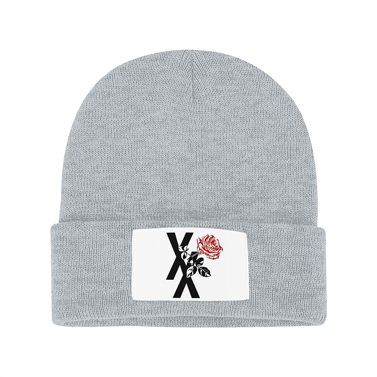 Knit Hat Beanie Cap Casual Skull Caps Hip-Hop Hats Multifunctional Headwear Unisex Gray