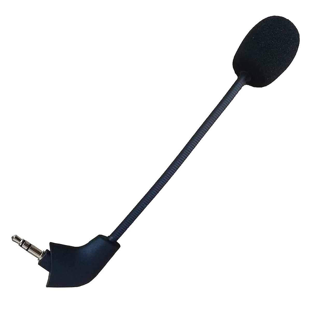GONOLOWAY Replacement Game Mic 3.5mm to Microphone Boom Compatible for Kingston Cloud 2 II Cloud Core Cloud Pro CloudX PS4 Xbox One Nintendo Switch Computer PC Gaming Headsets (Black)
