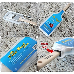 The Paint Brush Cover (3 Pack). Professional Painting Brush Holder/Case. Holds 1" to 3" Brushes